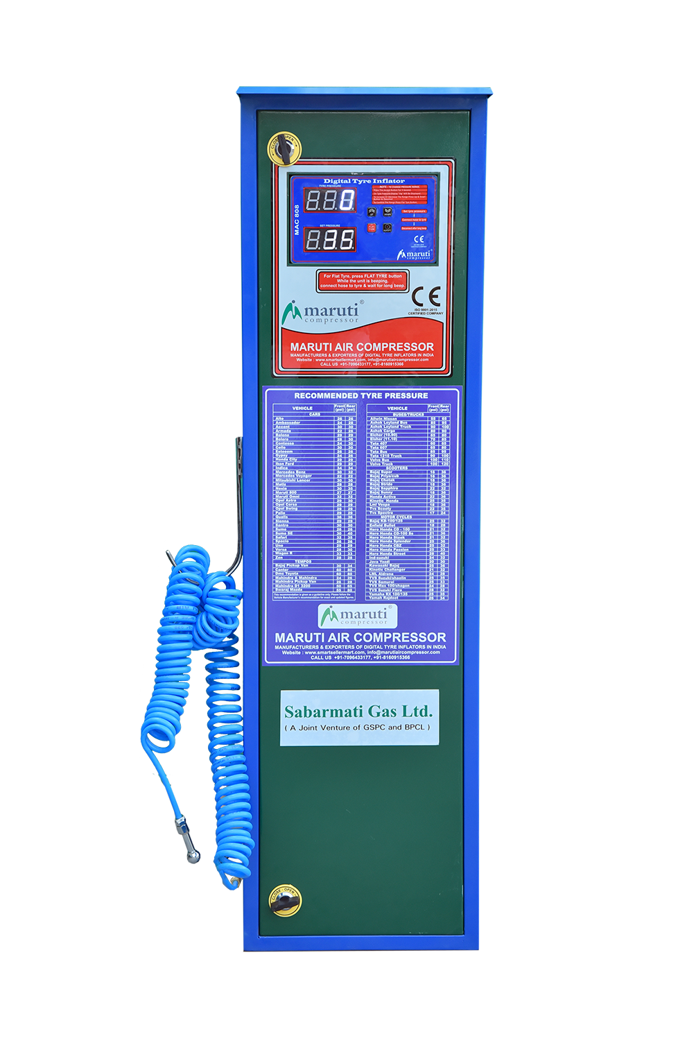 Sabarmati Cng Gas Tyre Tire Inflators Manufactures in India